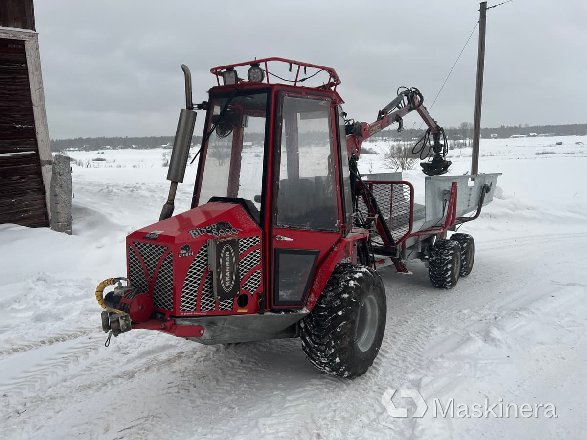 Skotare Kranman Bison 8000 6WD | Maskinera