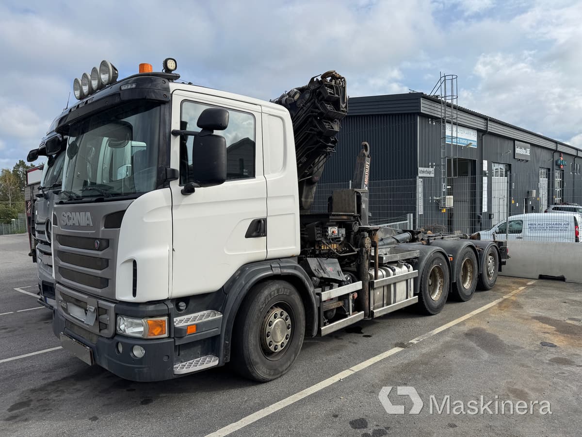 Lastväxlare Scania G400LB8X4*4HNA med HIAB kran | Maskinera