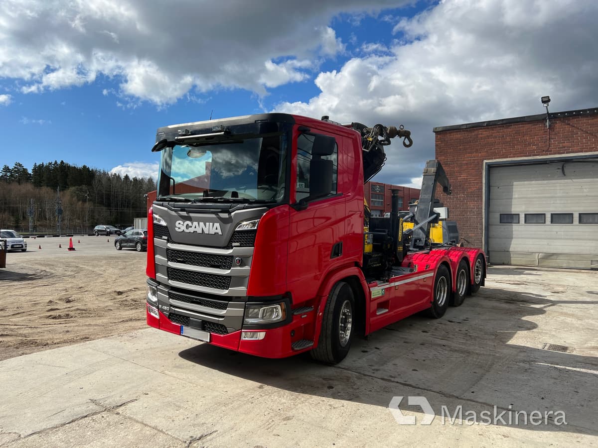 Kranväxlare Scania R450 B8X4*4NB | Maskinera
