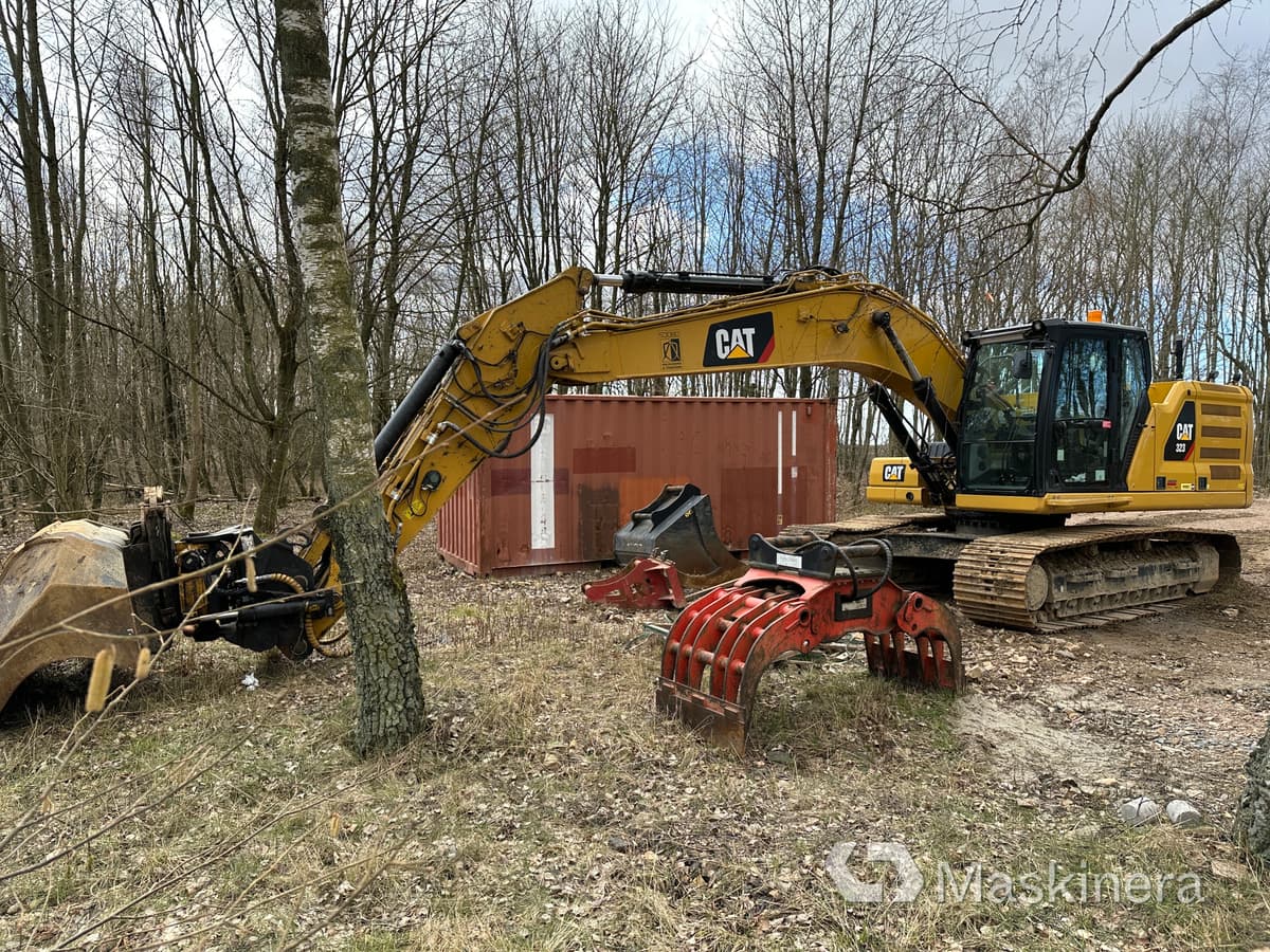 Grävmaskin CAT 323 NG + Grävsystem & Redskap | Maskinera