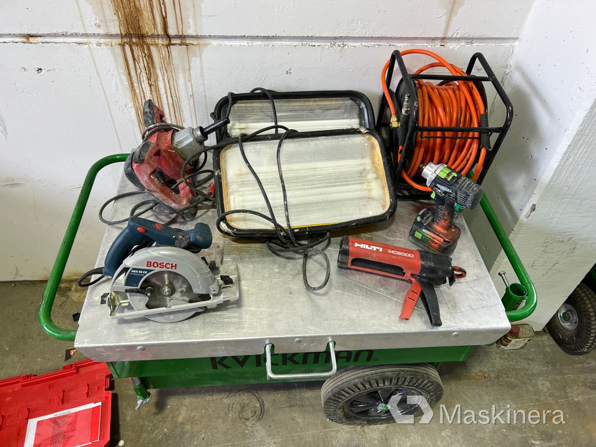 Verktygsvagn + Maskiner / Verktyg | Maskinera