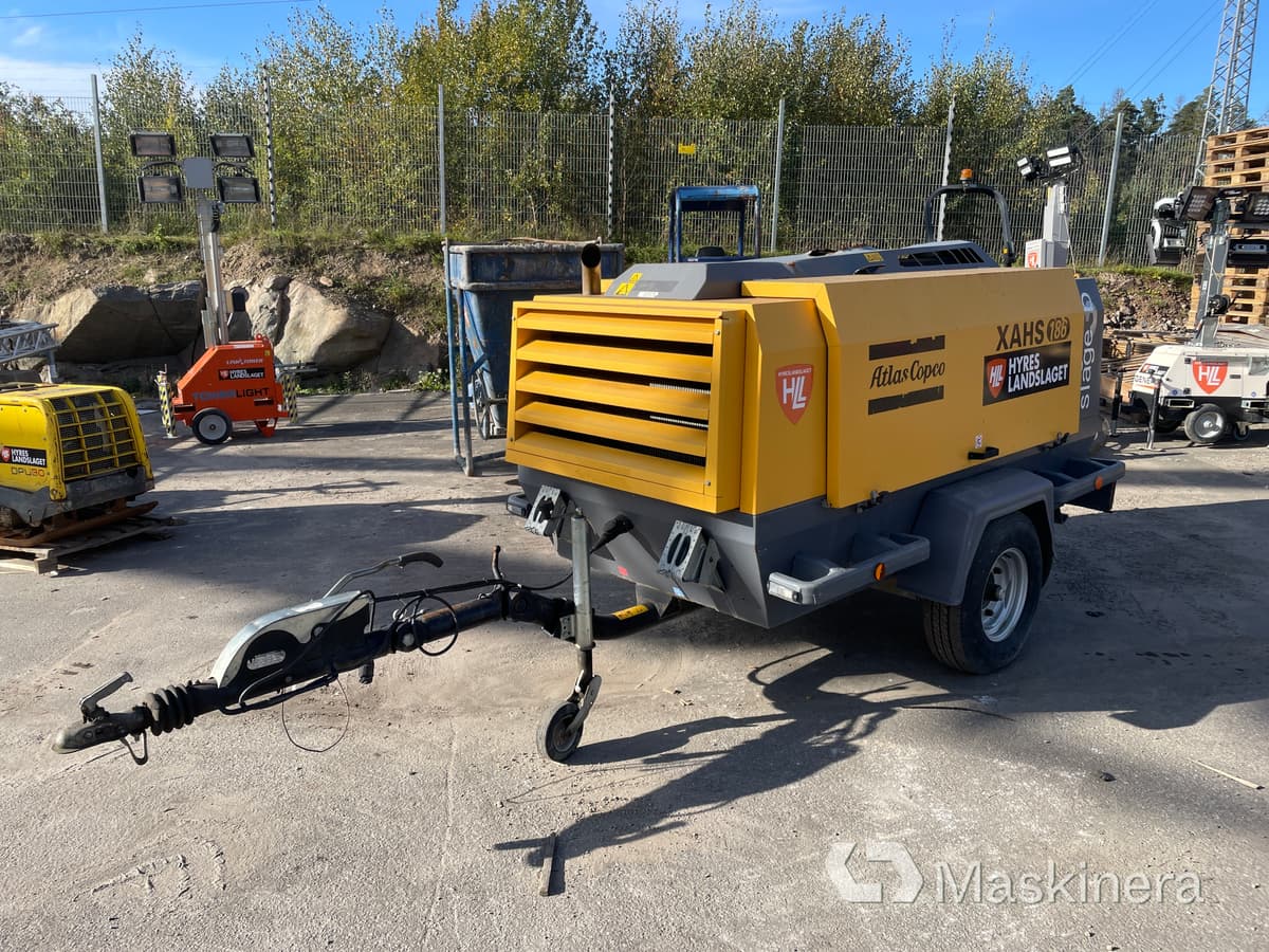 Kompressor Atlas Copco XAHS 186 | Maskinera
