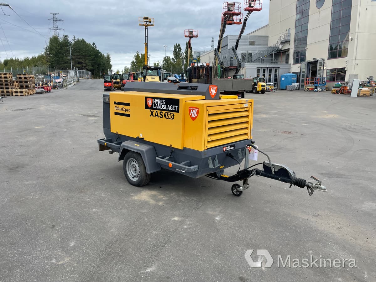 Kompressor Atlas Copco XAS 186 | Maskinera