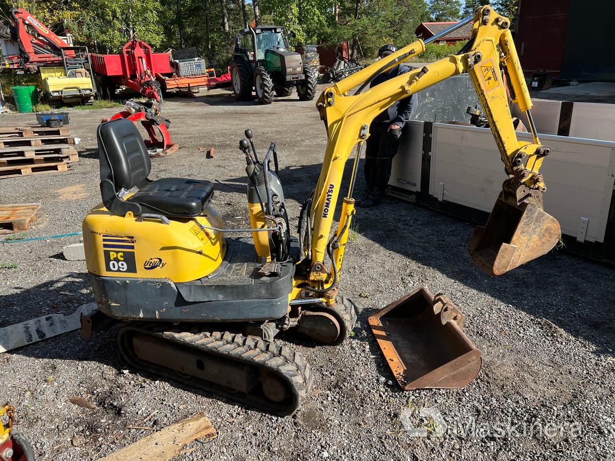 Minigrävare Komatsu PC09-1 | Maskinera